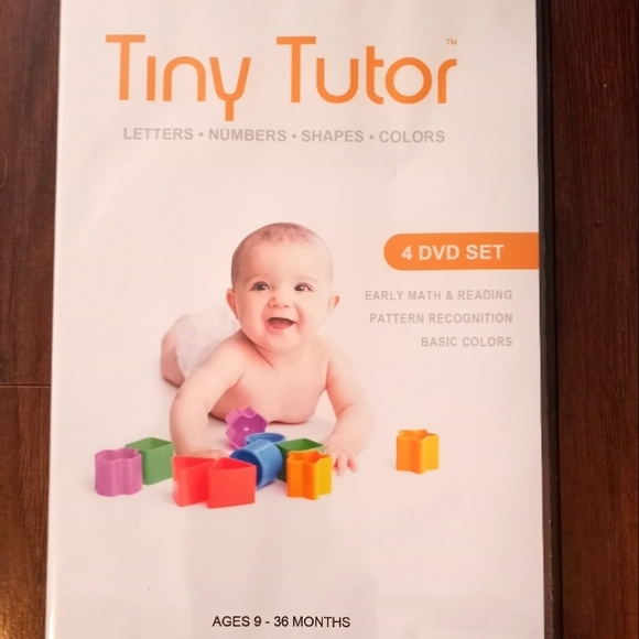 Media | Tiny Tutor Letters Numbers Shapes Colors 4 Dvd Set | Poshmark